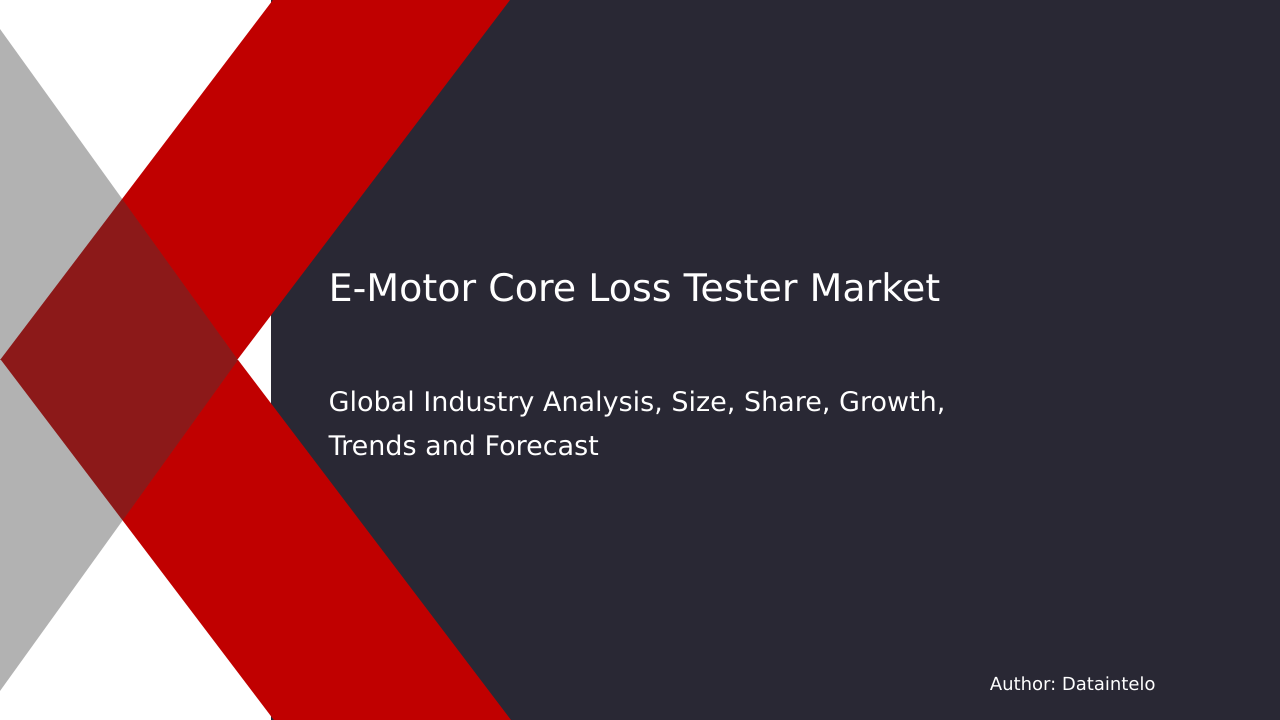 E-Motor Core Loss Tester Market Research Report 2033