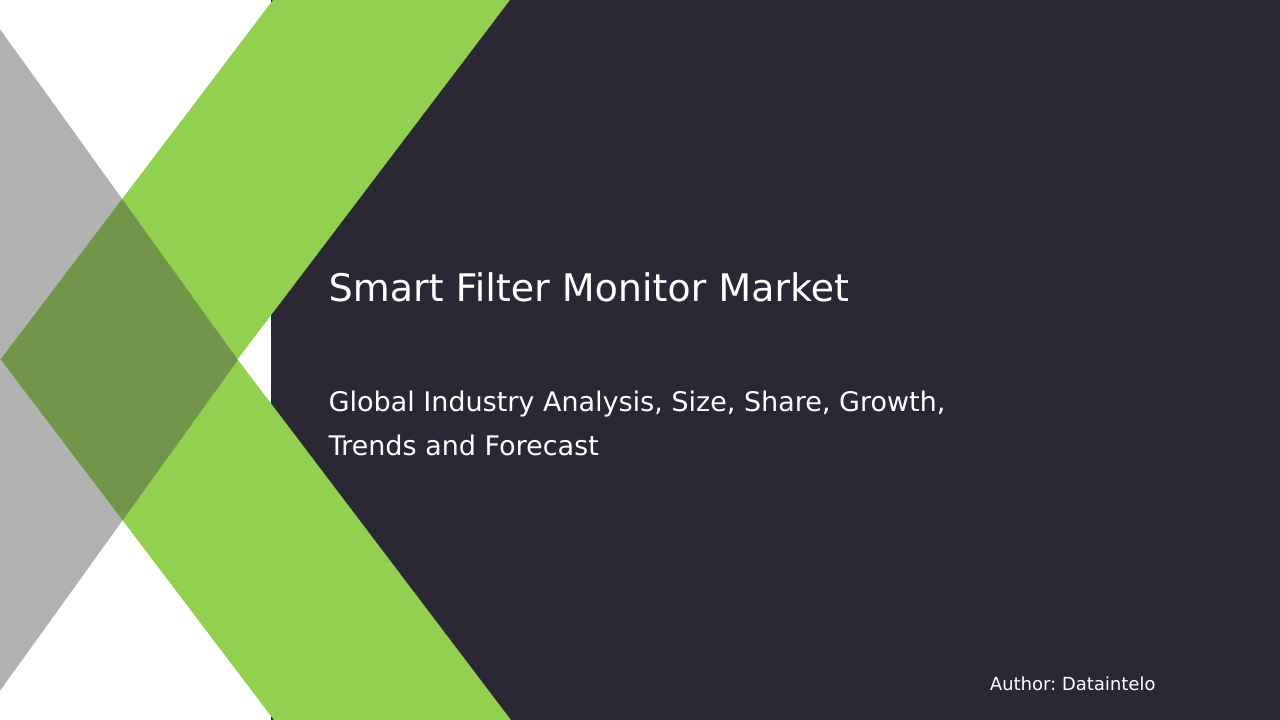 Smart Filter Monitor Market Research Report 2033