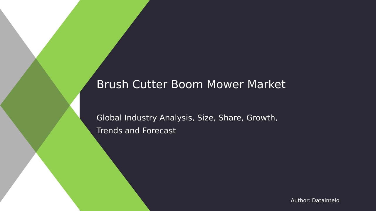 Brush Cutter Boom Mower Market Research Report 2033