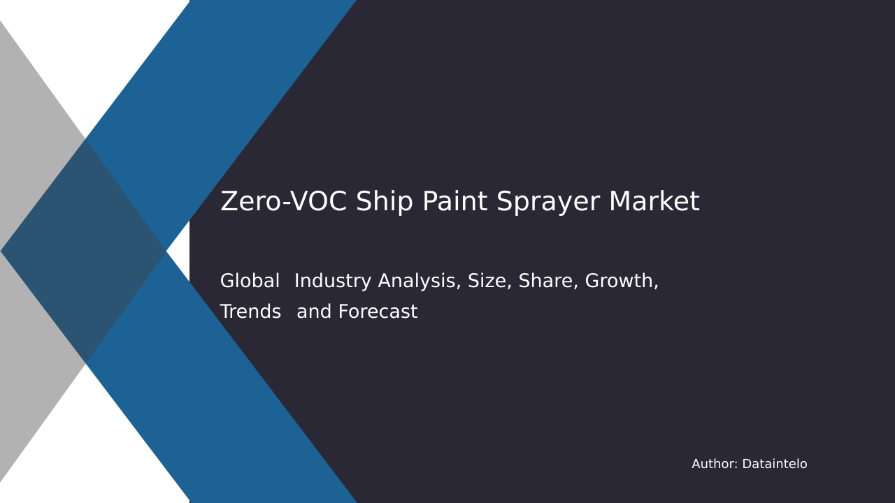 Zero-VOC Ship Paint Sprayer Market Research Report 2033