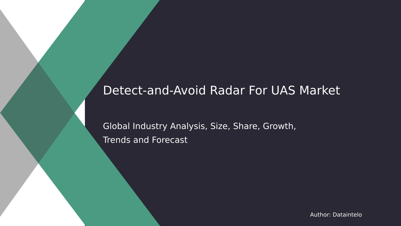 Detect-and-Avoid Radar For UAS Market Research Report 2033