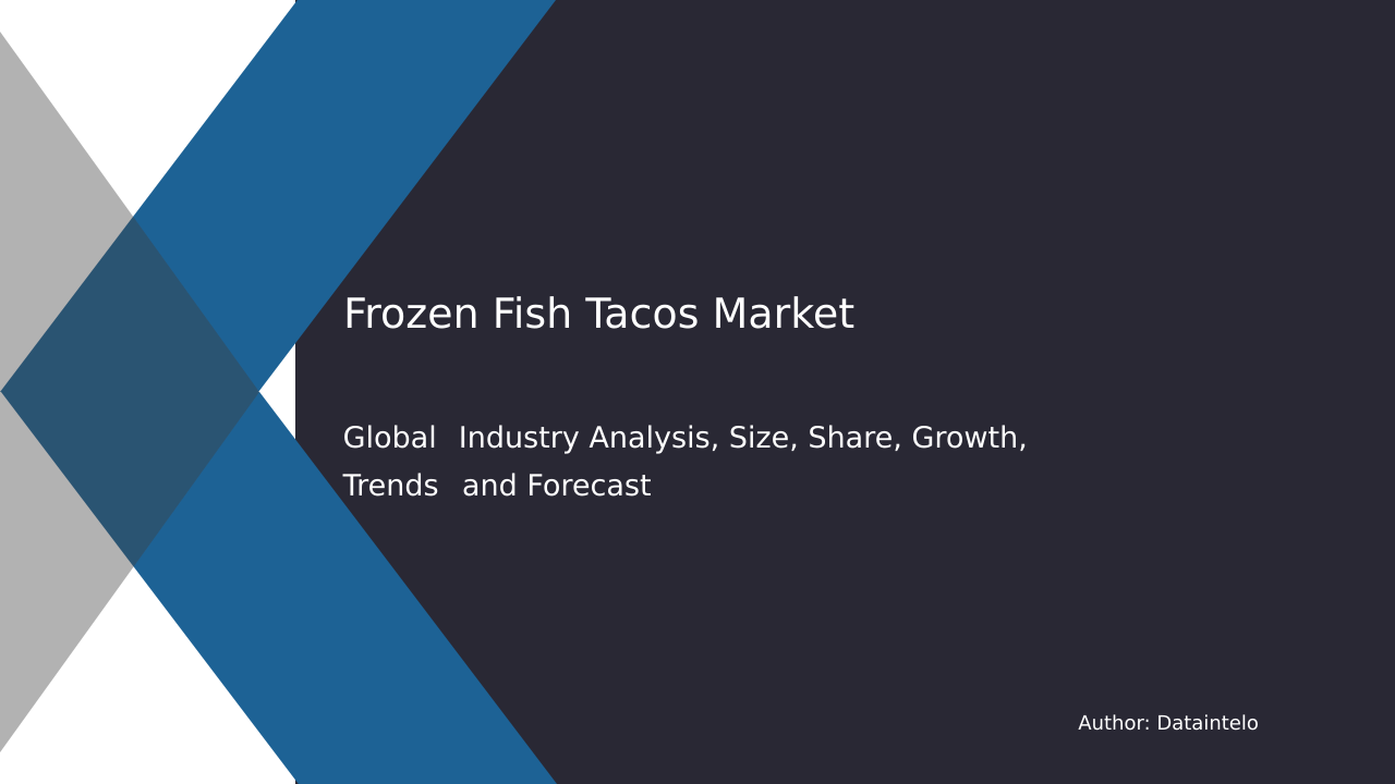 Frozen Fish Tacos Market Research Report 2033